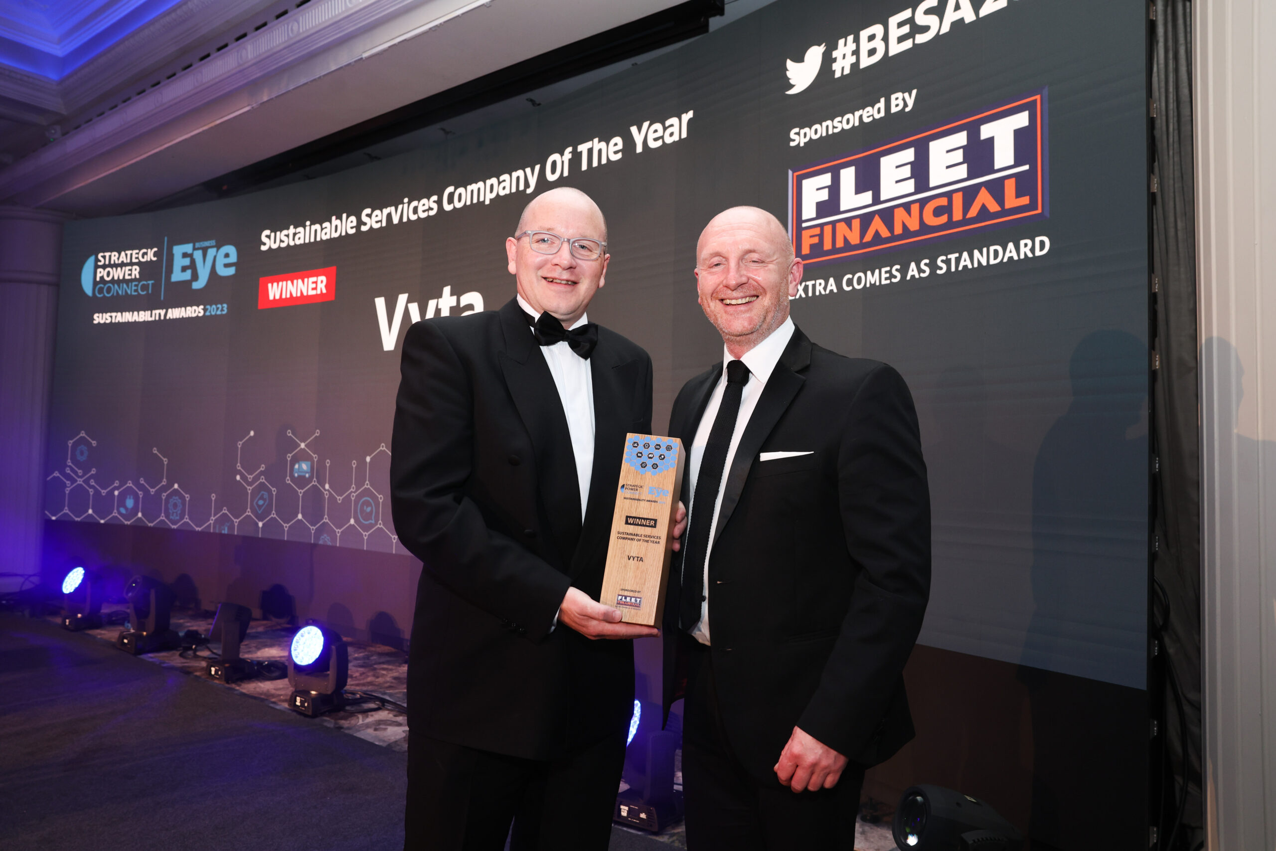 Vyta wins Sustainable Services Company of the Year · Vyta